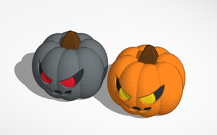 3D design Pumpkins - Tinkercad