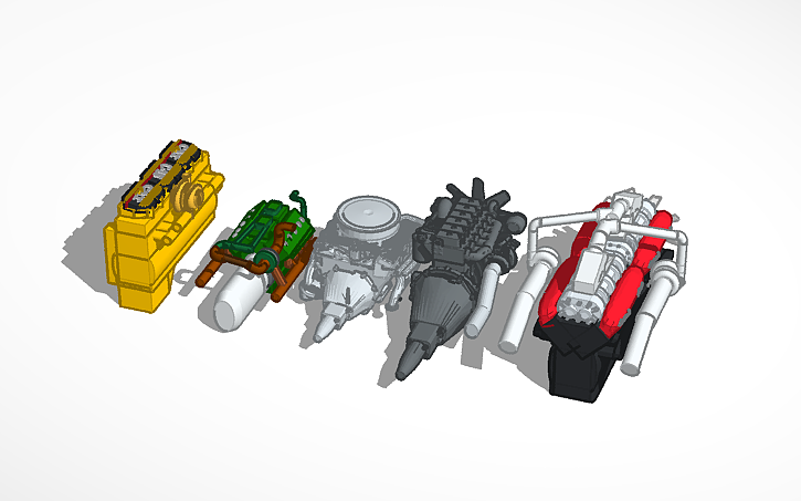 3D design motors - Tinkercad