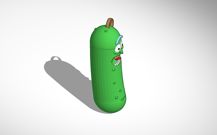 3D design Pickle Rick! | Tinkercad