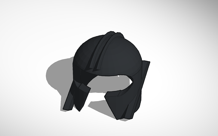 3D design Lego Helmet - Tinkercad