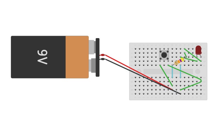 Circuit Design Flashing Light Tinkercad
