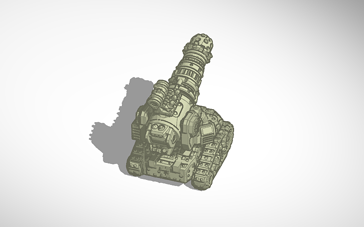 3D design Ork burst'n big gun - Tinkercad
