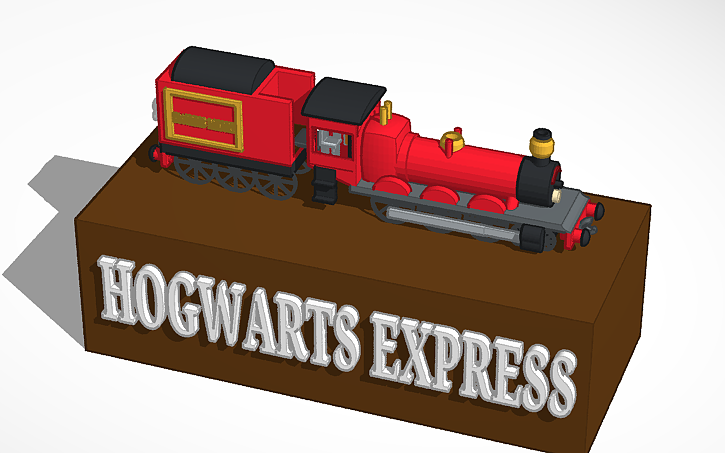 3D design Hogwarts Express - Tinkercad