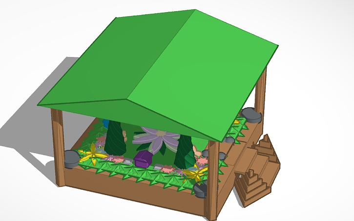 3D design Mini Flower Garden | Tinkercad