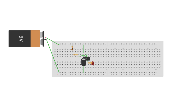 Circuit Design Blinking Light 555 Timer Tinkercad