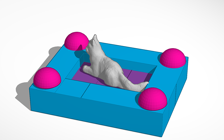 3D design Cat Bed - Tinkercad