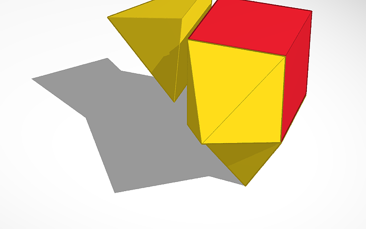 3D design Cubo con prismas | Tinkercad