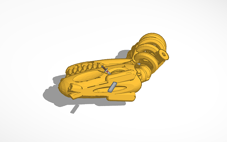3D design Castle die-roller - Tinkercad