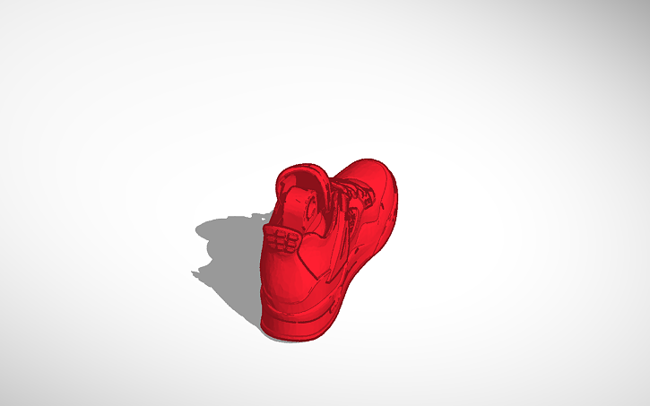 3D design jordan shoe - Tinkercad