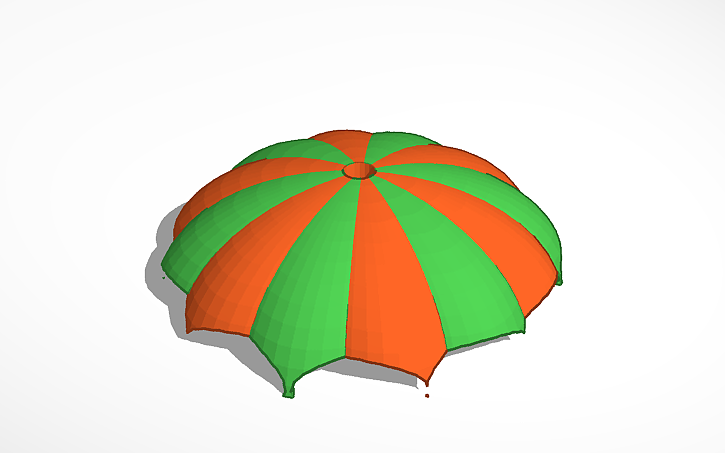 3D design Parachute - Tinkercad
