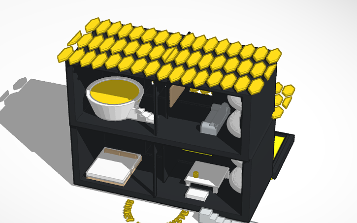 3D design Bee House - Tinkercad