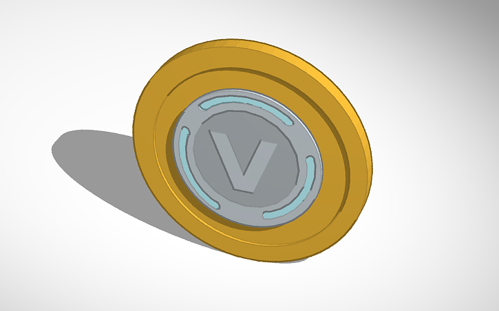 3D design Gaming Coins-V-Buck Coin | Tinkercad