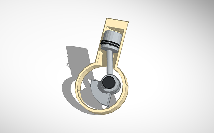 3D design Piston - Tinkercad