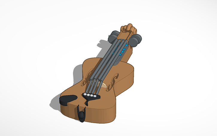 3D design Violin - Tinkercad