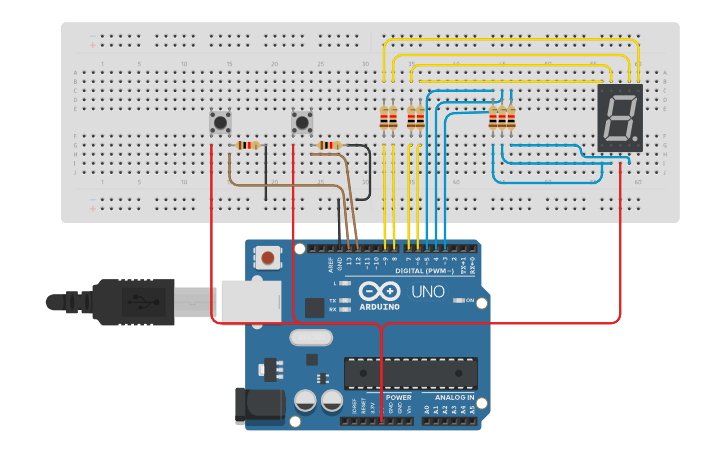 Circuit design TIMER - Tinkercad