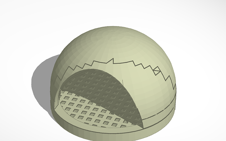 3D design Dome and Grill | Tinkercad