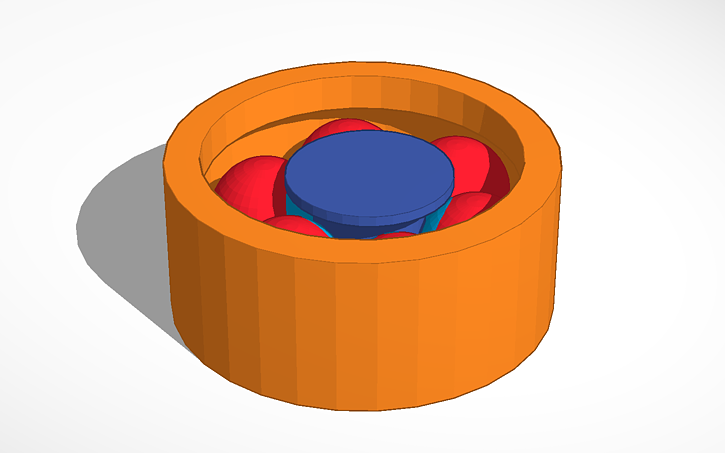 3D design Ball Bearings Mechanical Toy #1 - Tinkercad