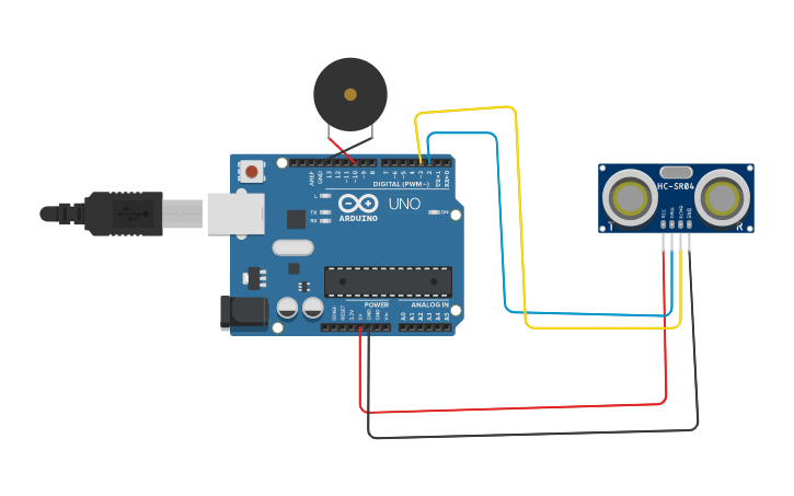 Circuit Design Social Distancing Tinkercad