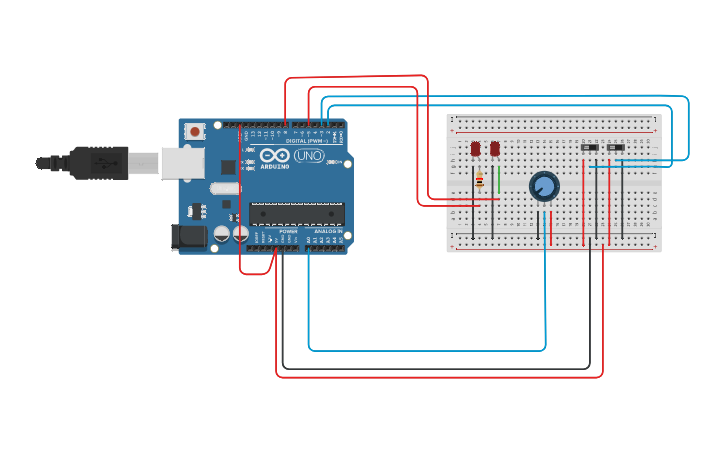 Circuit design embedded c | Tinkercad