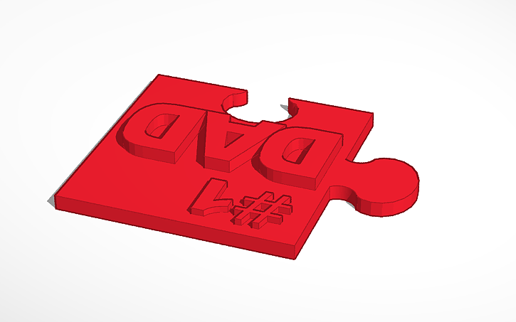 3D design fathers day - Tinkercad