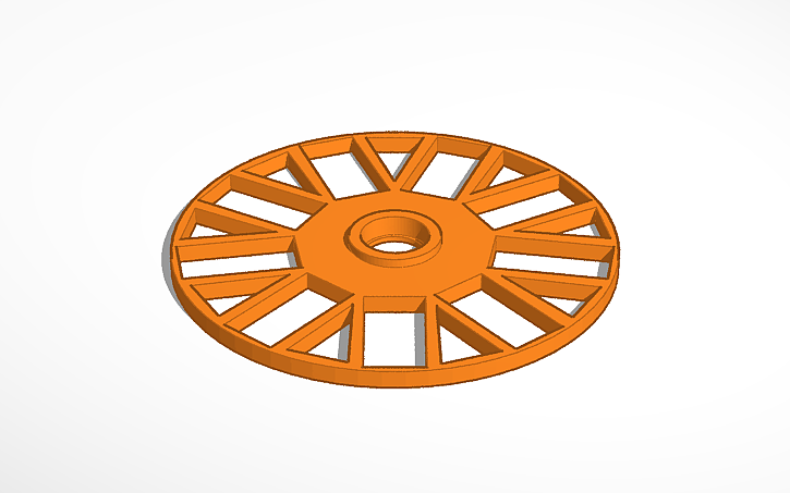 3d Design Turbine Stator 9 Coil Tinkercad