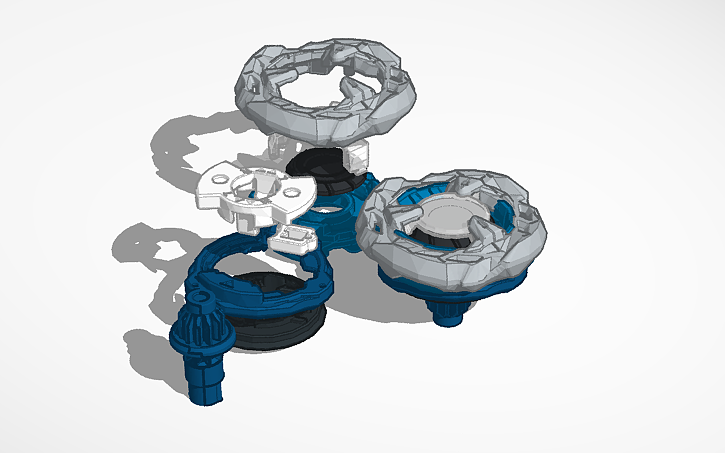 3D design Beyblade X SPX HellScythe/3-80/F(Team Persona theme) - Tinkercad