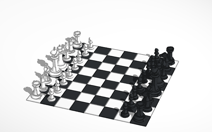 3D design chess - Tinkercad