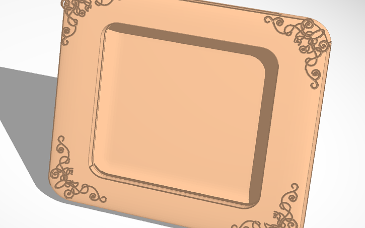 3D design 6. Picture Frame - Tinkercad