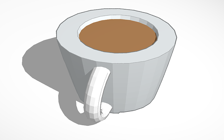 3D design coffee cup | Tinkercad