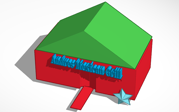 3D design Andres Mexican GRILL - Tinkercad