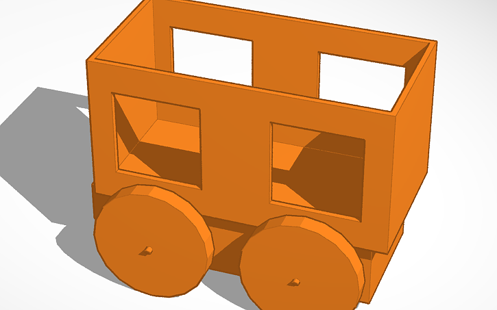 3D design Train - Tinkercad