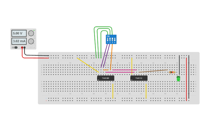 Circuit design bool_alg | Tinkercad