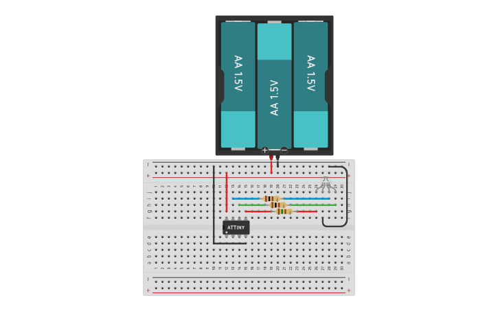 Circuit design RGB-BLOCKS - Tinkercad