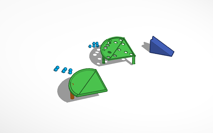 3D design Skeeball Baseball - Tinkercad