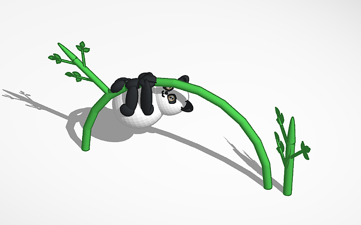 3D design Panda - Tinkercad