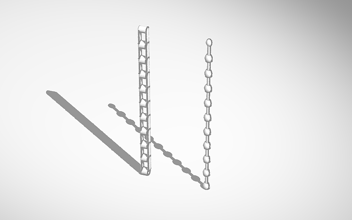 3D design Chains with Connectors - Tinkercad