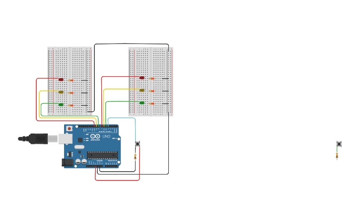 Circuit design 2-SEMAFORO - Tinkercad