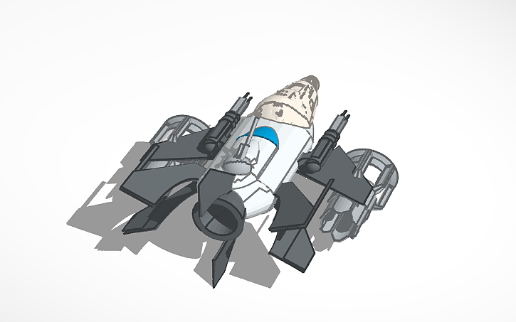 3D design Astro Ship - Tinkercad