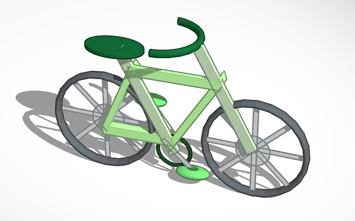 3D design BICYCLE MODEL | Tinkercad
