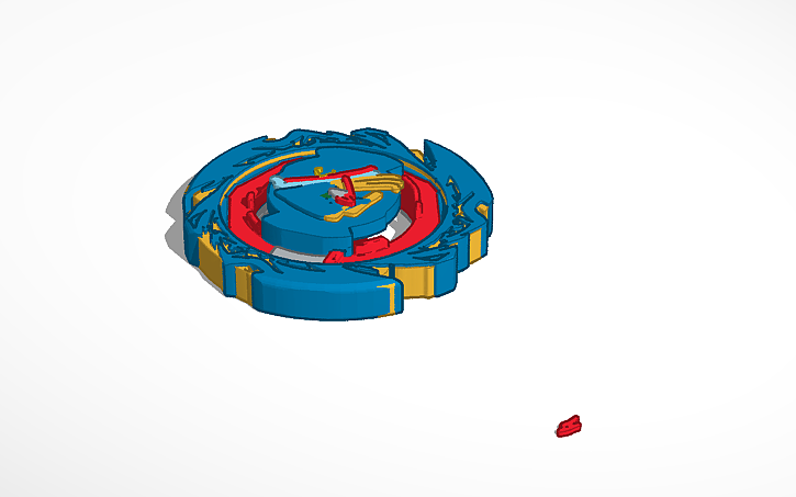3D design Copy of ThunderBolt Valkyrie? (Beyblade Burst DB) | Tinkercad
