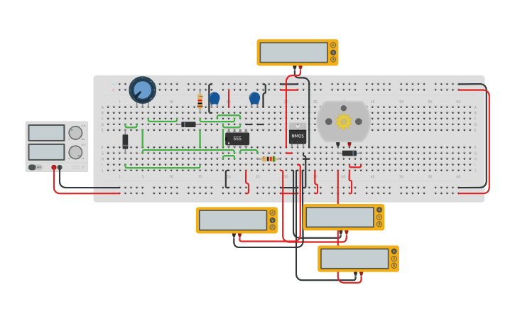 Circuit Design 555 Pwm Controlled Dc Motor Tinkercad