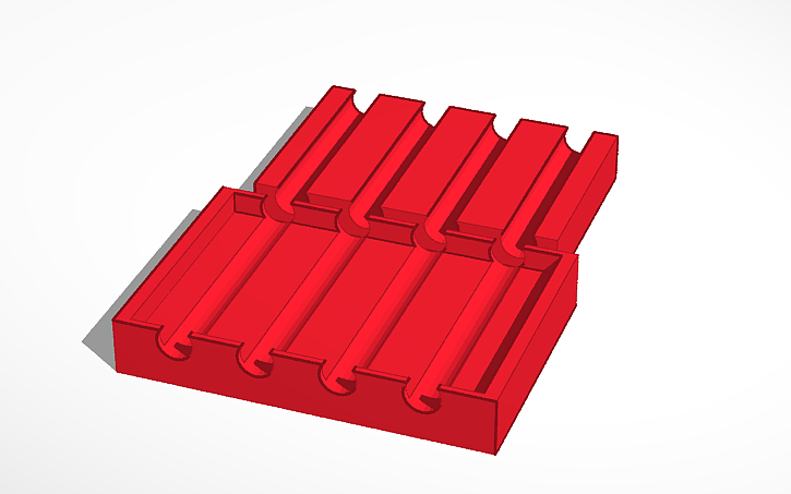 3D design cable holder - Tinkercad