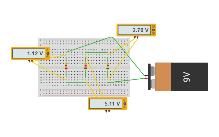 Circuit design C07. Multimeter II - Tinkercad