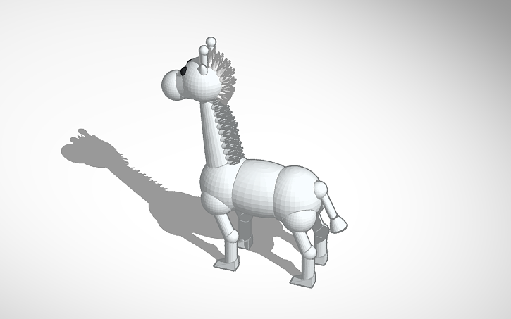 3D design Giraffe | Tinkercad