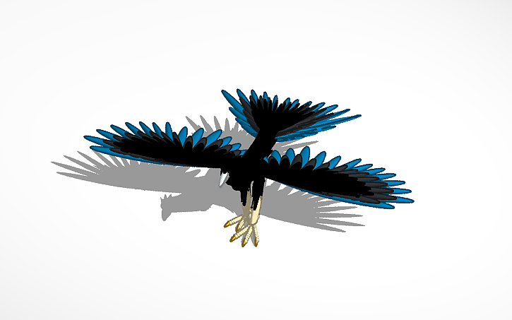 3D design Raven - Tinkercad