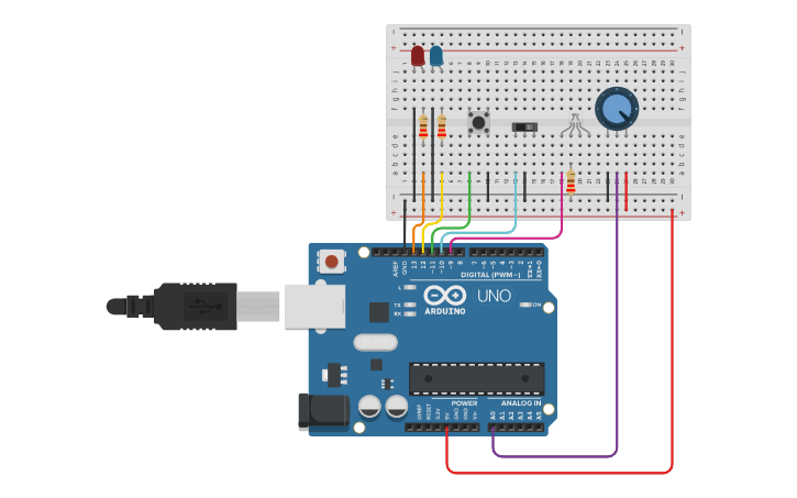 Circuit design Example 10 | Tinkercad