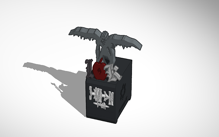 3D design MODDING DEATH NOTE | Tinkercad