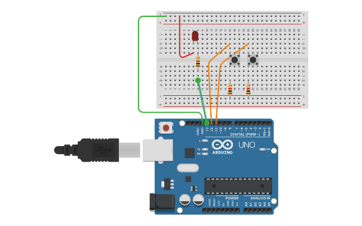 Circuit design EXNOR/XNOR-gate | Tinkercad