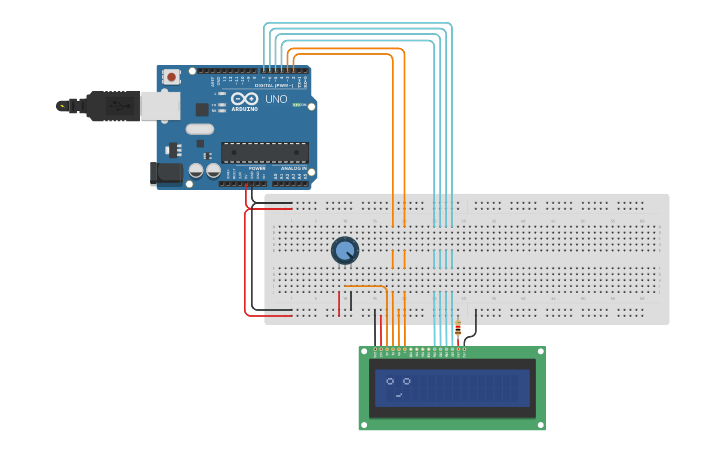 Circuit Design Smile With Lcd Arduino Tinkercad