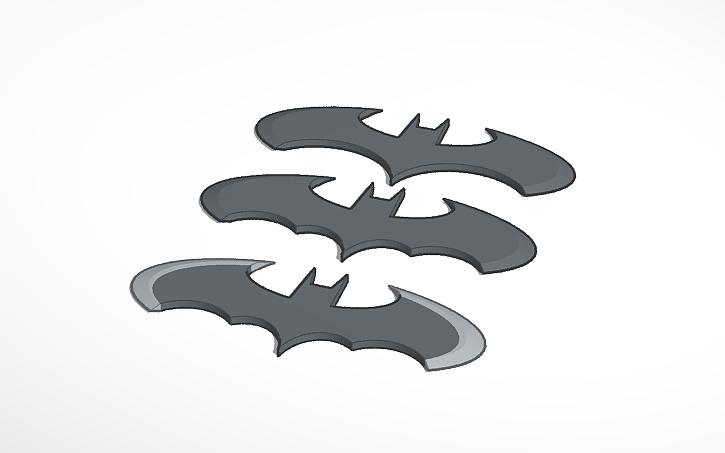 3D design Bat Shurikens | Tinkercad
